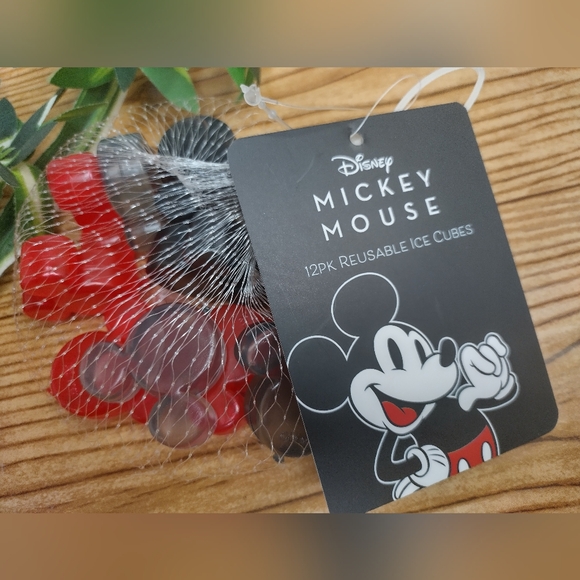 Disney | Kitchen | Disney Mickey Mouse Reusable Ice Cubes Red Black ...